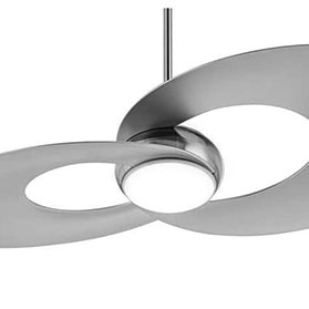 19" Fanimation Rotation Brushed Nickel Damp Ceiling Fan - #62C57 ...